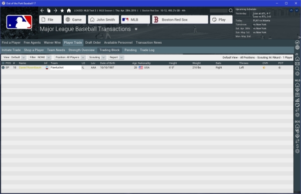 Please see Trading for an overview of the entire process of conducting trades in OOTP. See here ...